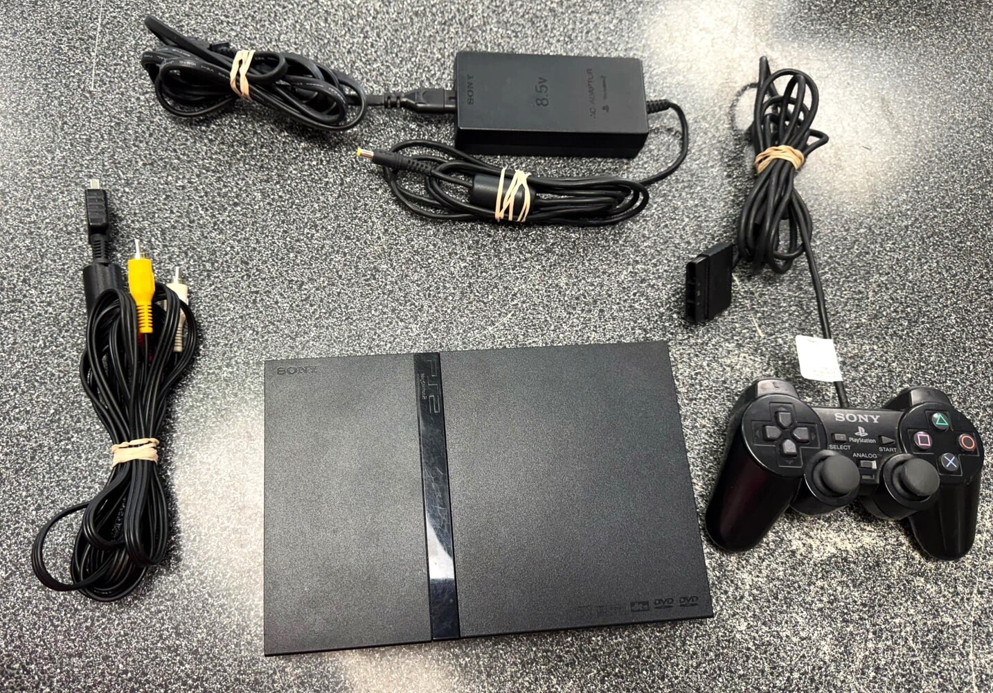 Sony PlayStation 2 Slim Console PS2 w/ Cords & Controller - schp-70001 ...