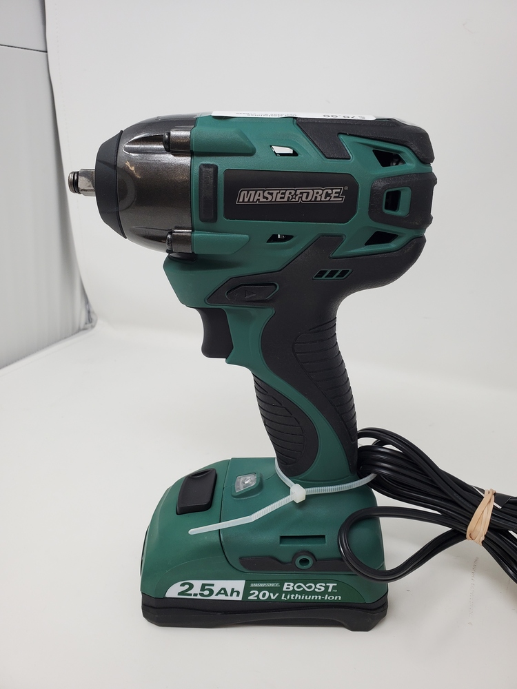 Masterforce 241-0496 20V Impact Wrench, Charger, and Battery Set ...