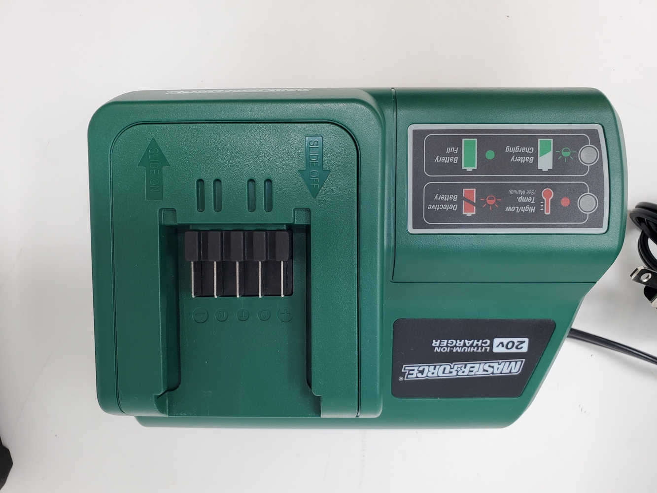 Masterforce 241-0496 20V Impact Wrench, Charger, and Battery Set ...