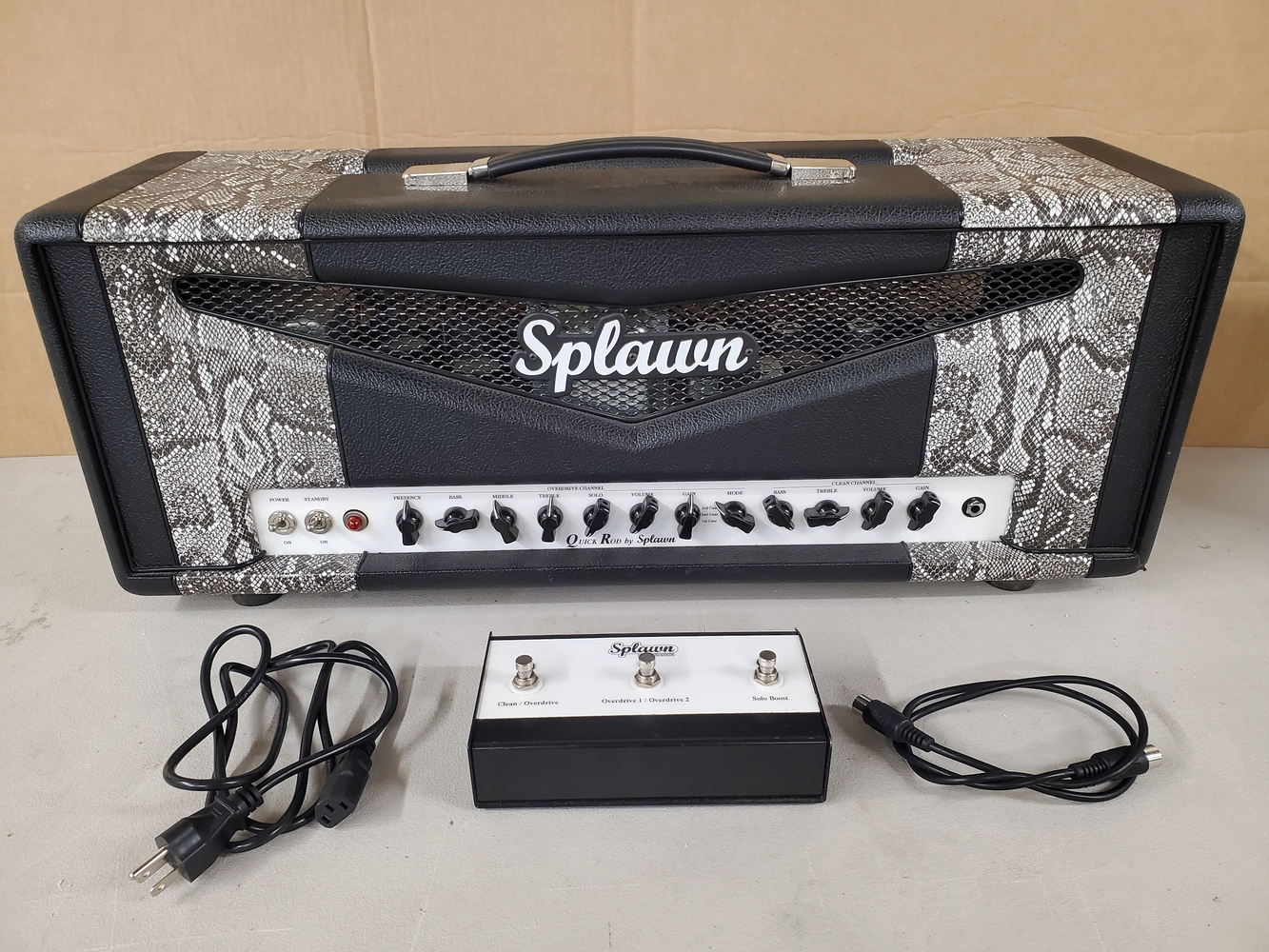 Quick Rod by Splawn 100 Watt Amplifier w/ Foot Switch & Cords | Money ...