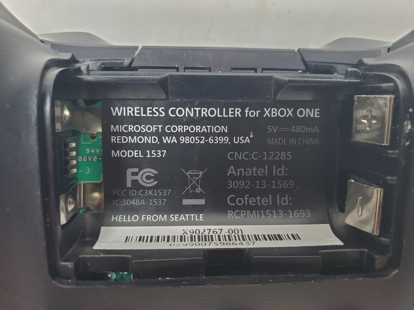 Microsoft Xbox One Model 1540 Console with Cords & Controller | Money ...