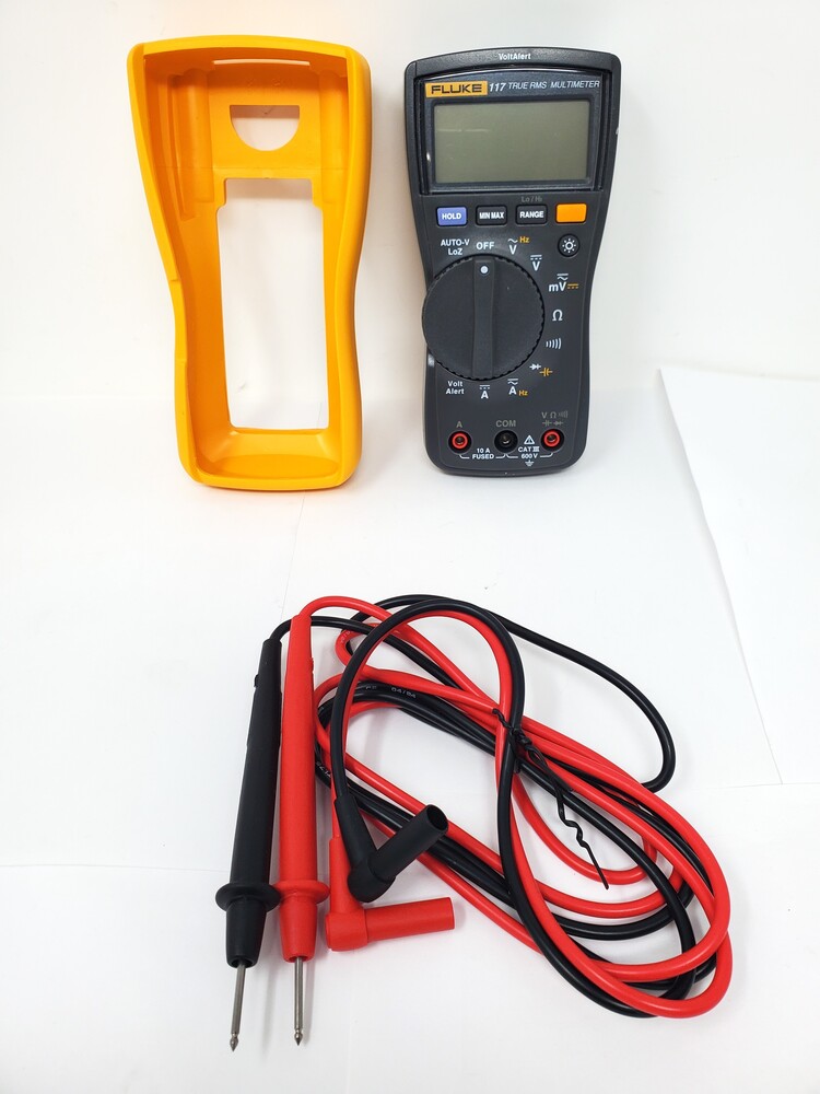 Fluke 117 True RMS Digital Multimeter with Integrated Voltage Detection ...
