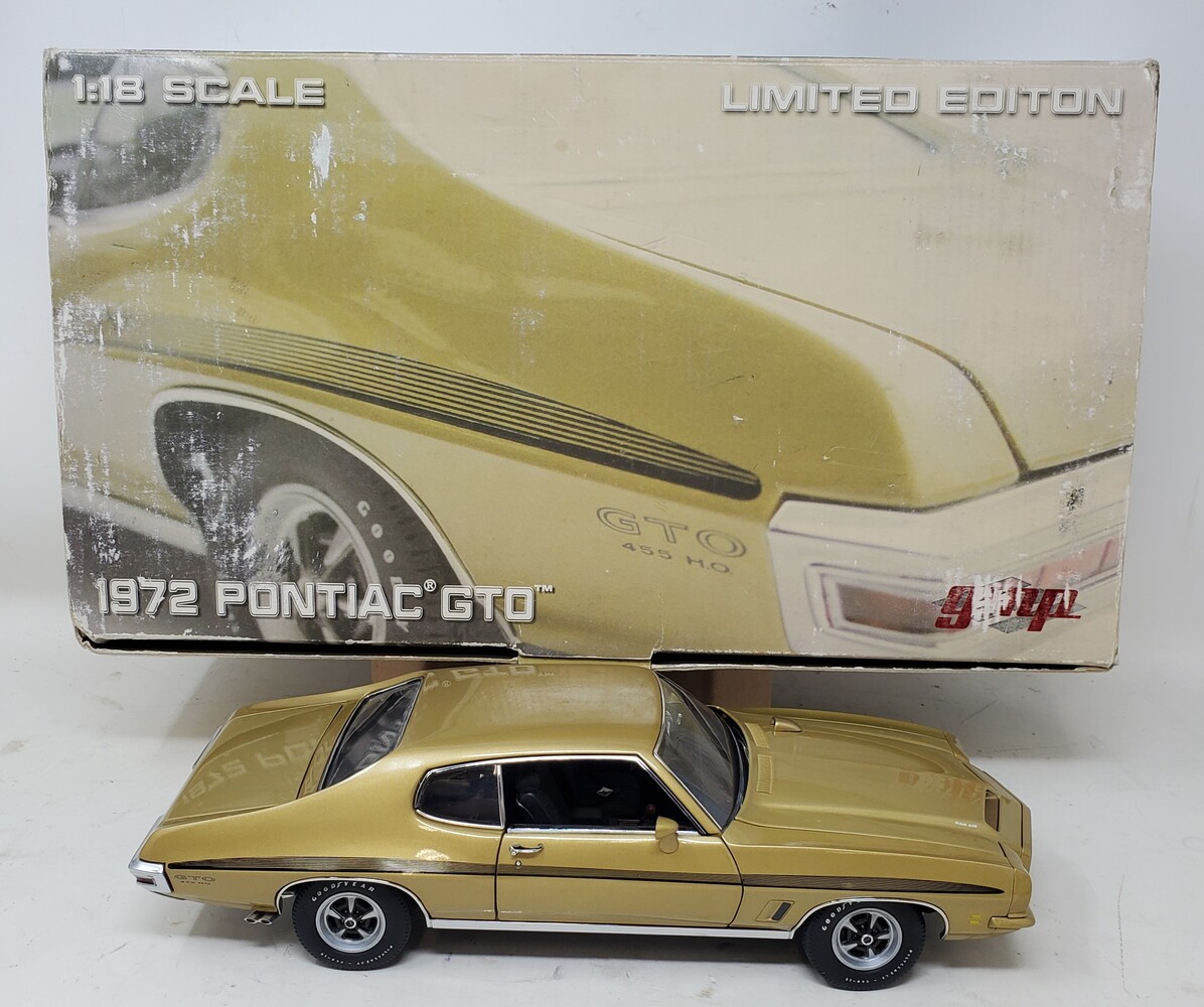 GMP Die Cast 1972 Pontiac GTO Gold 1:18 Scale Limited Edition in Box ...